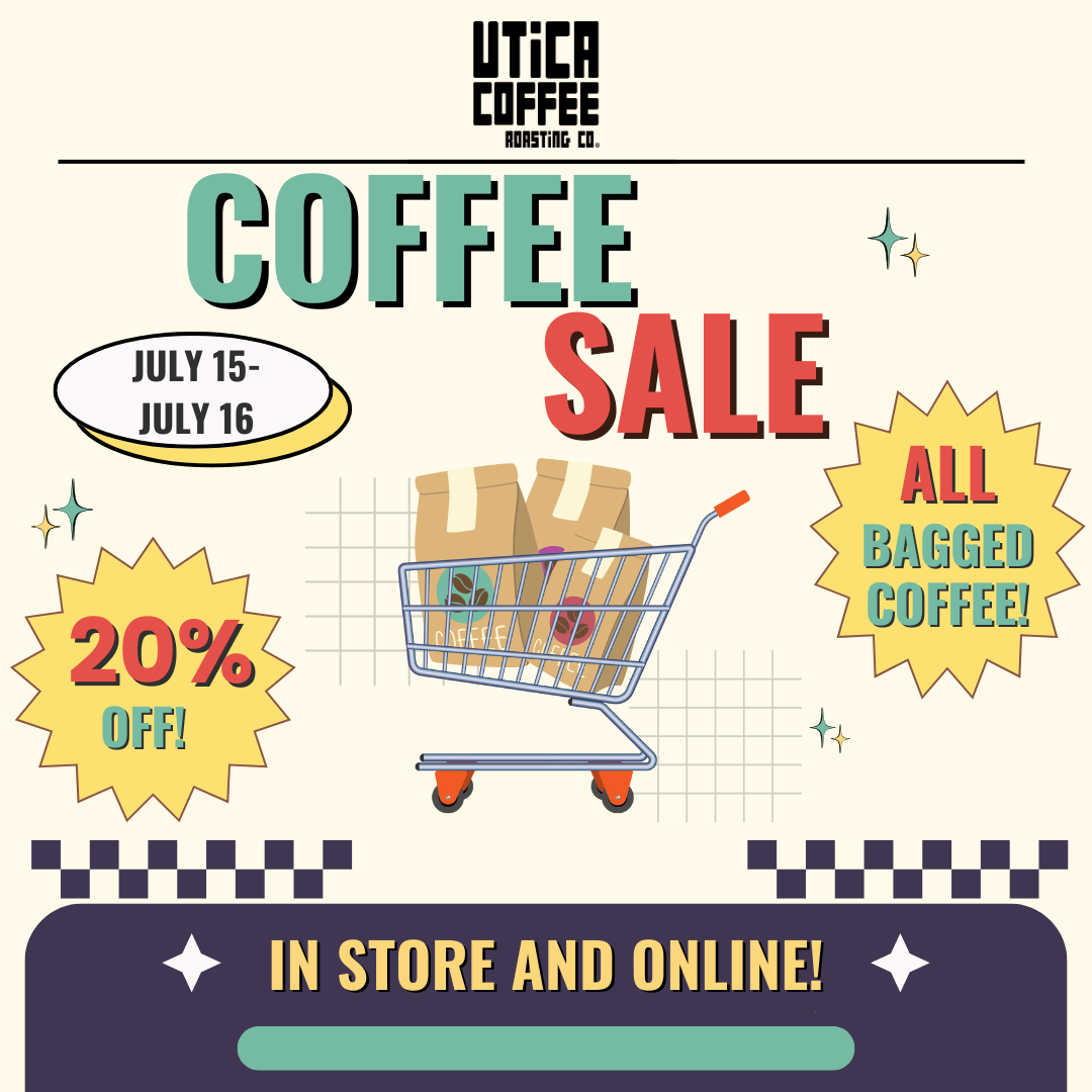 20% off Bagged Coffee – Tagged "floral" – Utica Coffee Roasting Co.